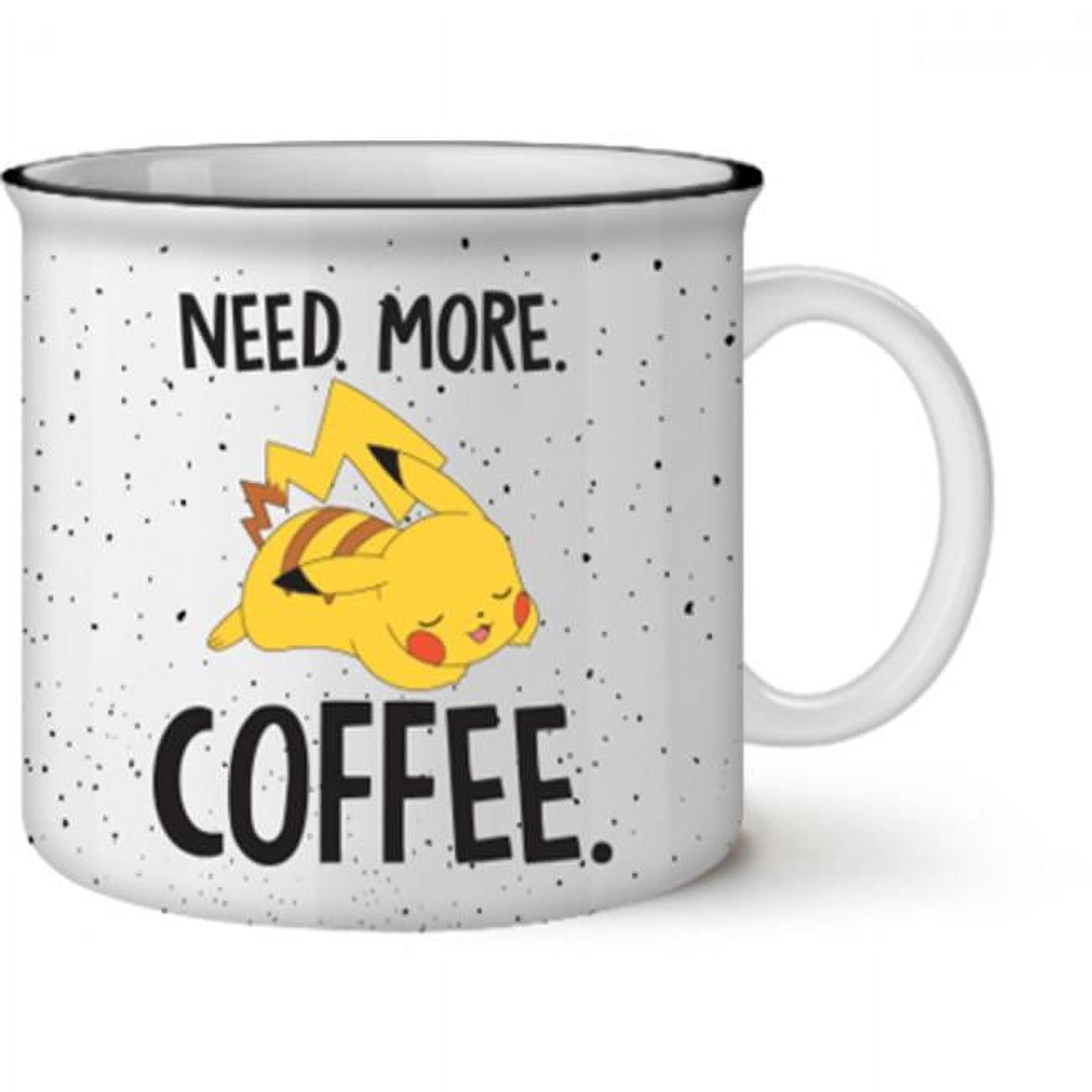 Pokemon 815298 Pokemon Pikachu Need More Coffee Mug - Walmart.com
