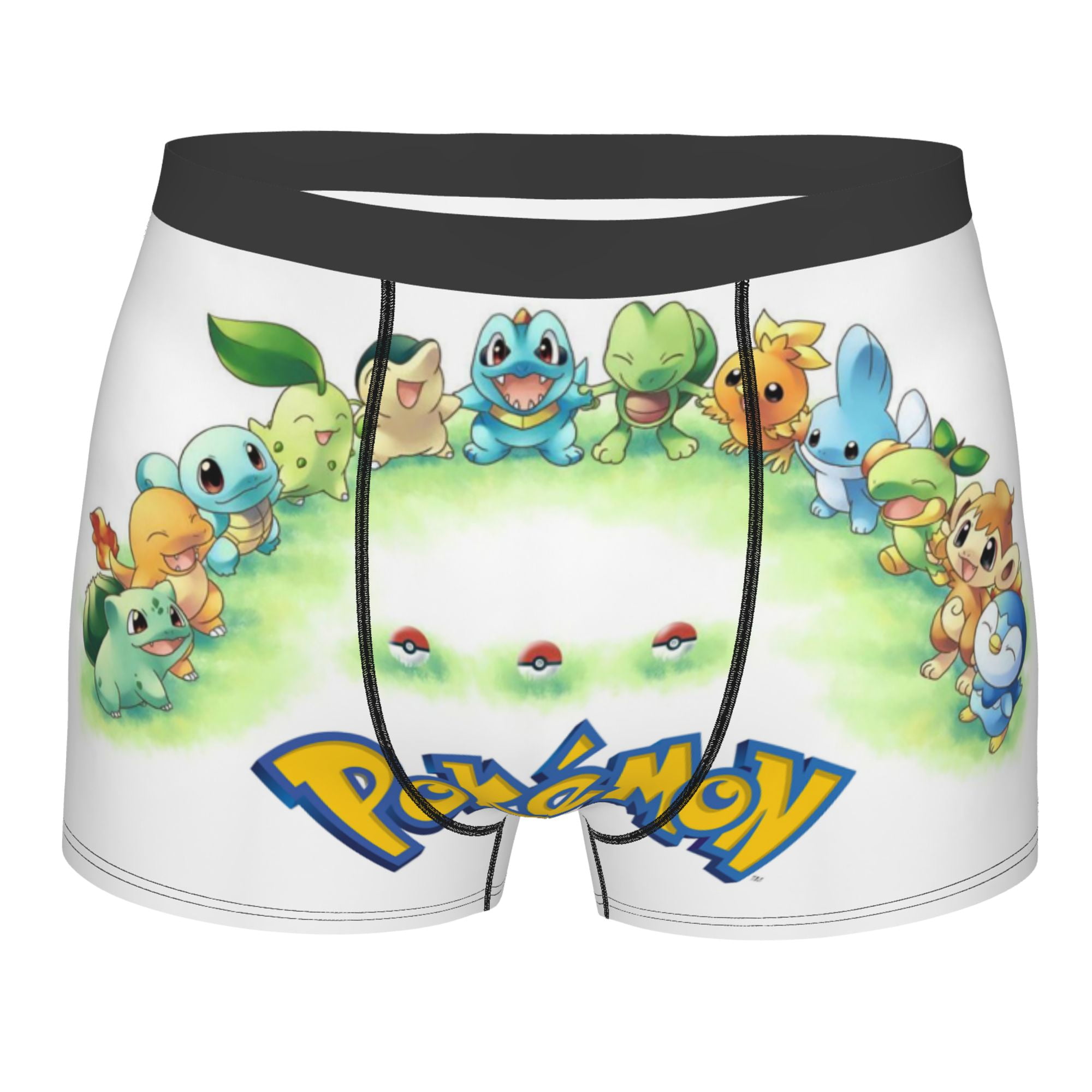 Pokemon -9 Men'S Boxer Briefs, Boys Boxer Briefs, Soft And Breathable ...