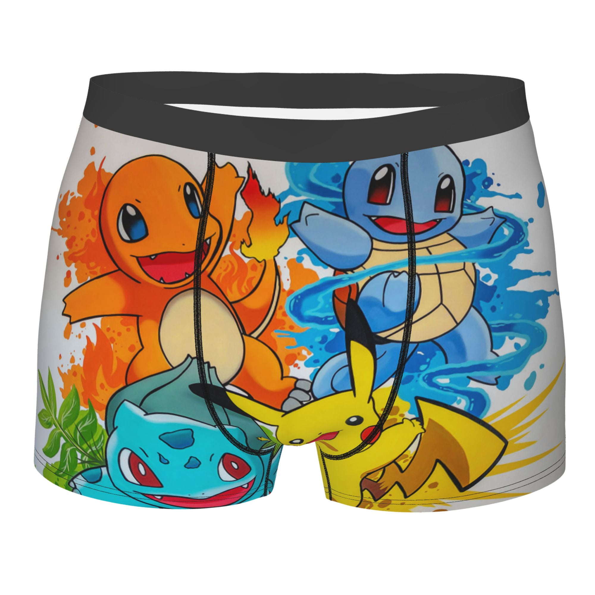Pokemon A Men'S Boxer Briefs, Boys Boxer Briefs, Soft And Breathable ...