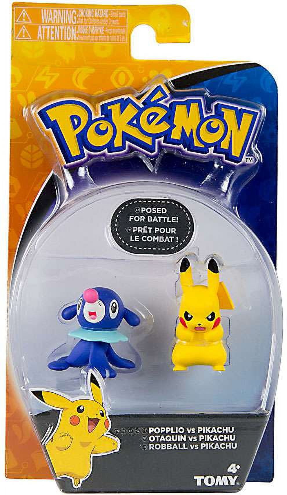 Pokemon Action Pose Popplio & Pikachu Mini Figure - Walmart Business ...