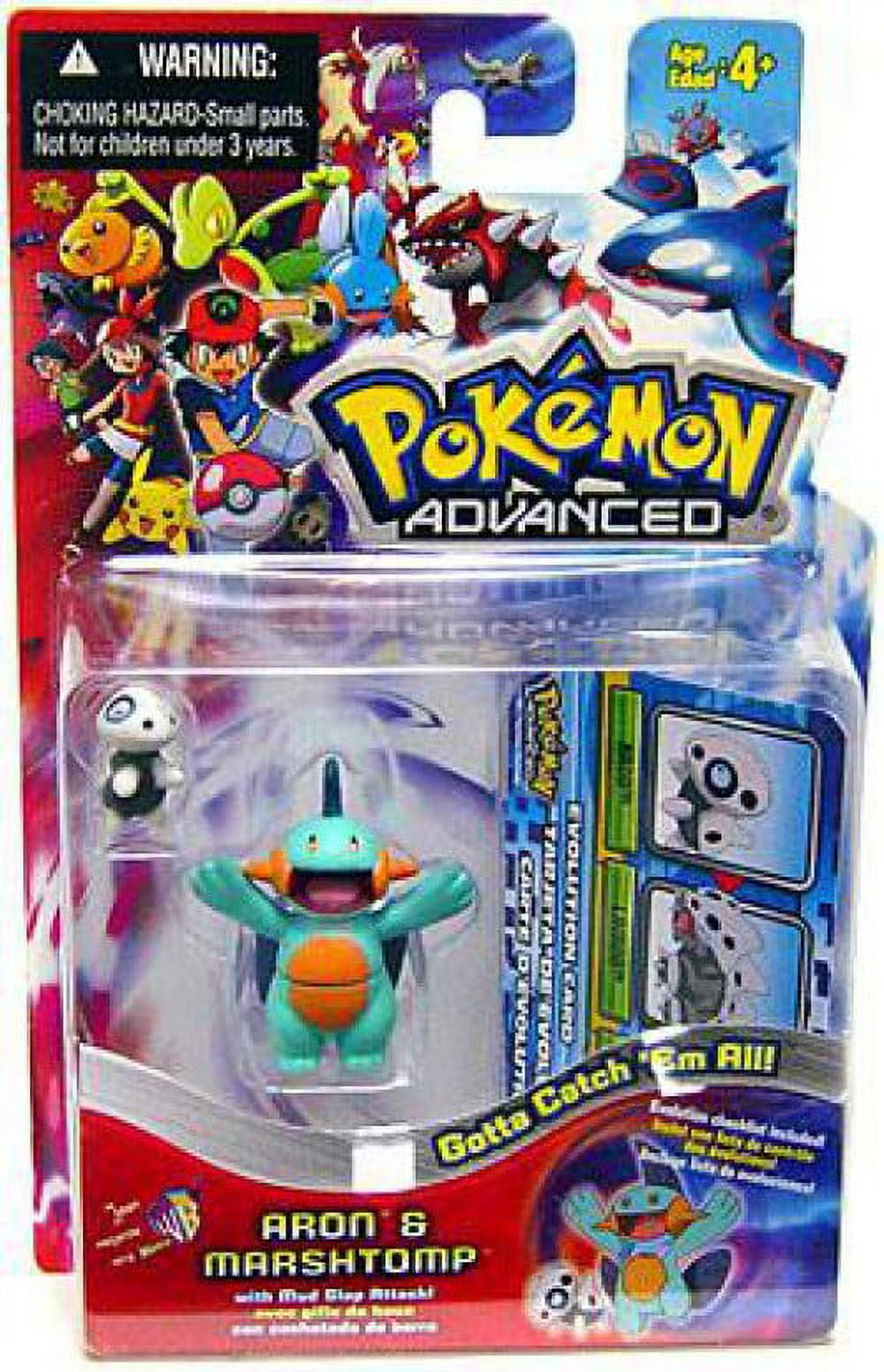 Pokemon Advanced Aron & Marshtomp Mini Figure 2-Pack - Walmart.com