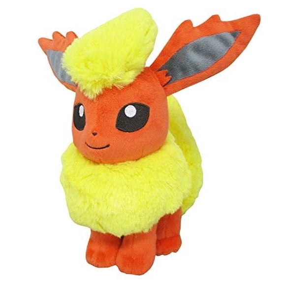 Sanei Boeki Pokemon All-Star Flareon Plush, 8-Inch, Multicolor ...