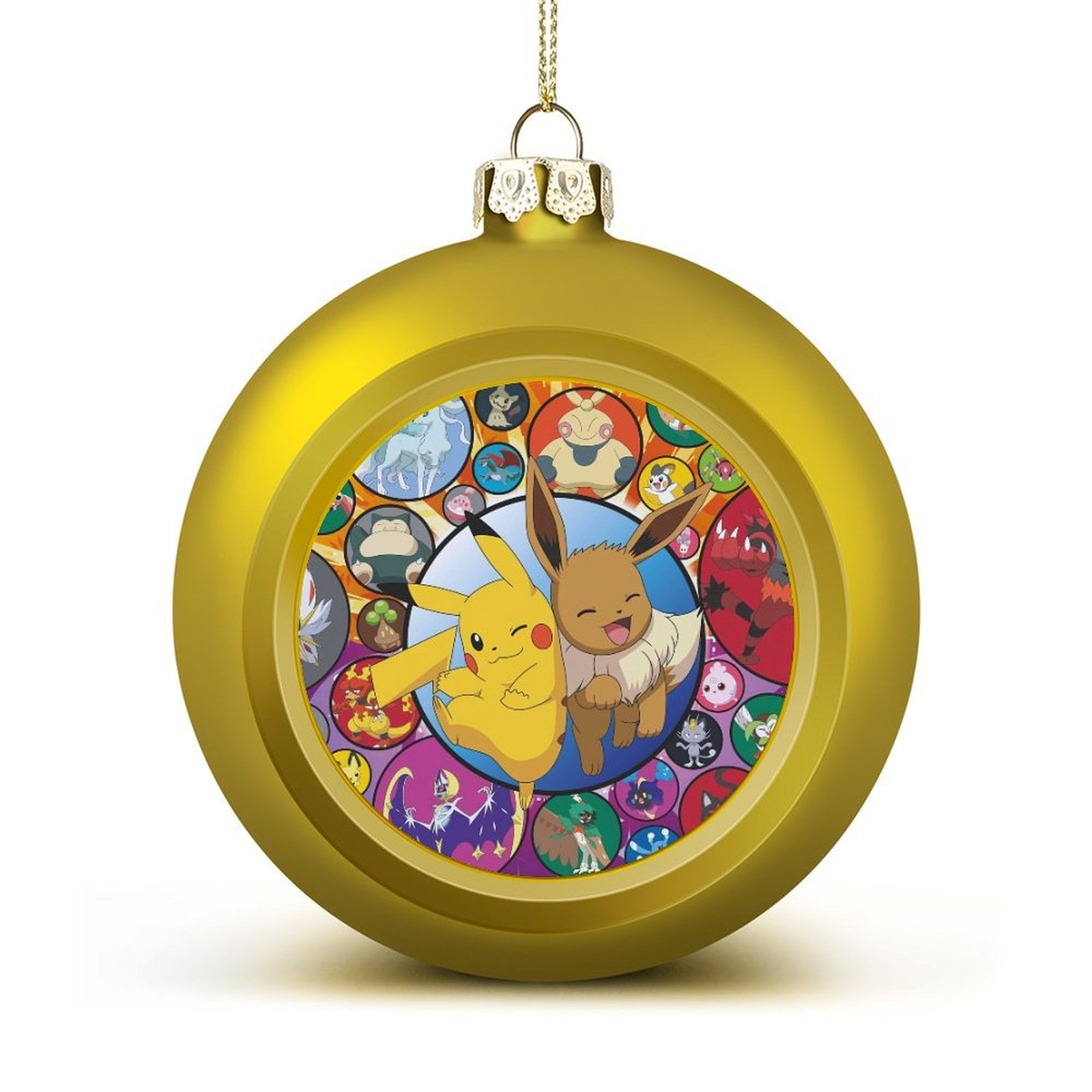 Pokemon Alola Region Christmas Ball Ornaments for Tree,Red and Green ...