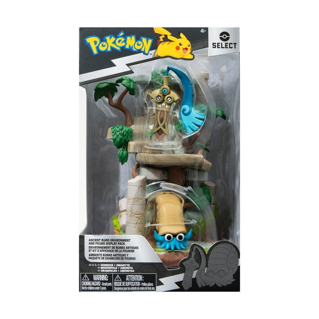Pokemon Ancient Ruins Environment - 6-inch Multi-Level Display Set with ...