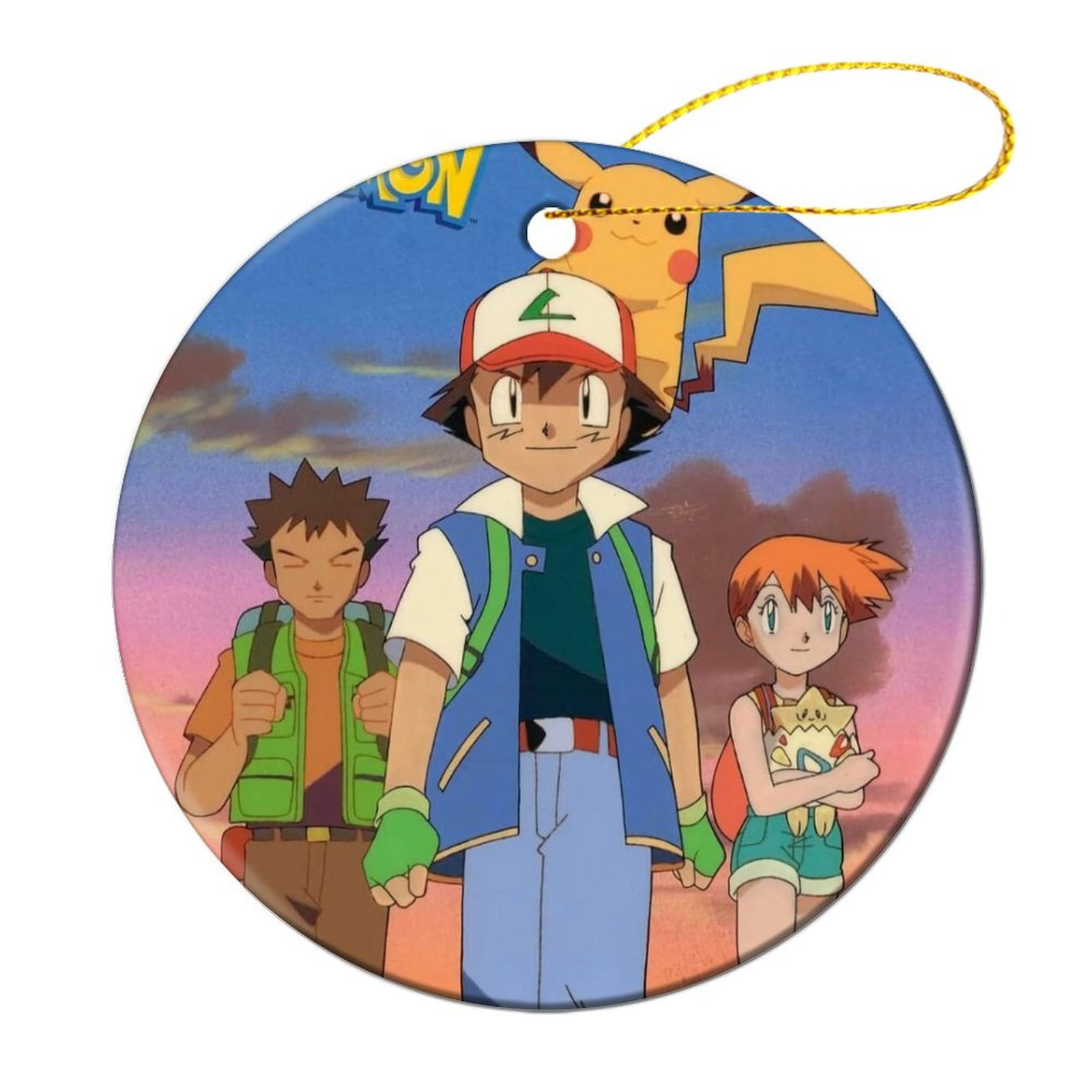 Pokemon And Ash Christmas Ornament,Farmhouse Christmas Tree Holiday ...