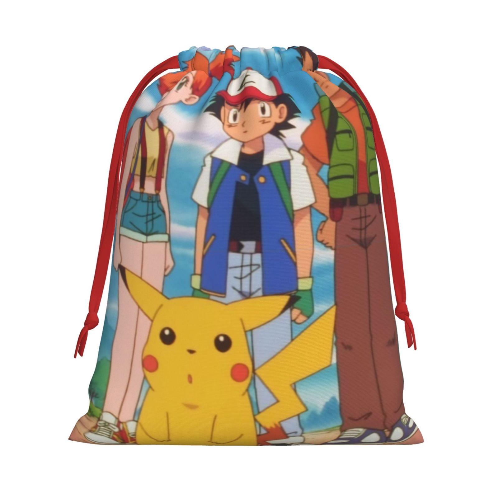 Pokemon And Ash Friends Christmas Gift Bags,Gift Bags,Drawstring ...
