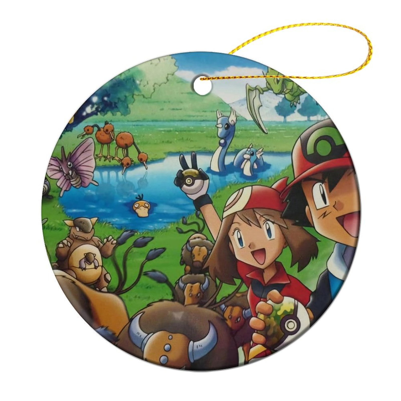 Pokemon And Ash Friends Christmas Ornament,Farmhouse Christmas Tree ...