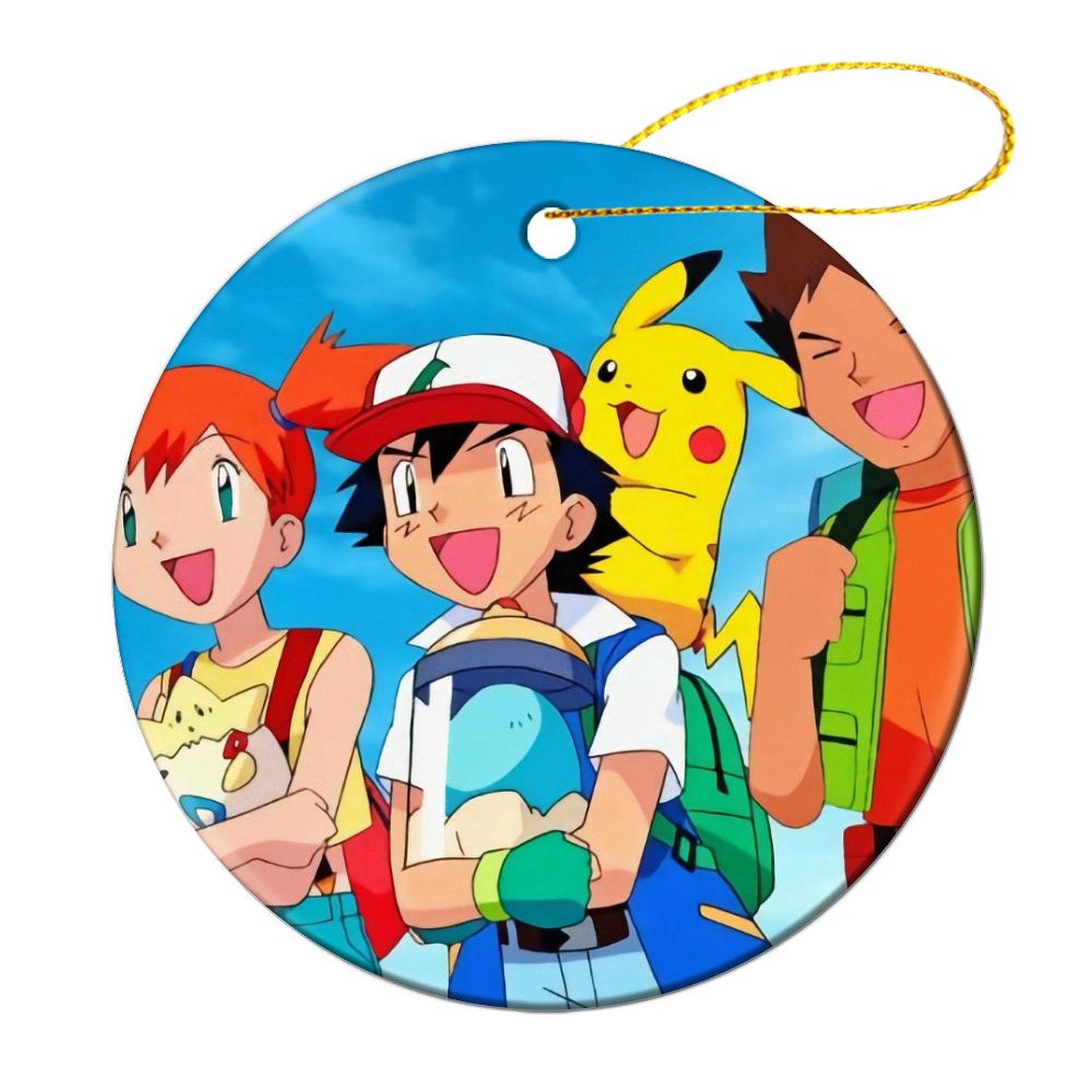 Pokemon And Ash Friends Christmas Ornament,Farmhouse Christmas Tree ...