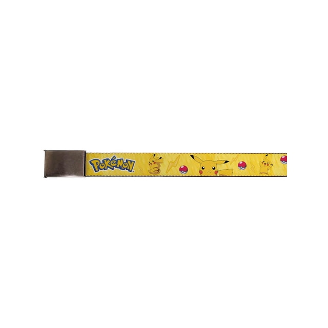 Pokemon Animated TV Series Pikachu Theme Web Belt - Walmart Business ...