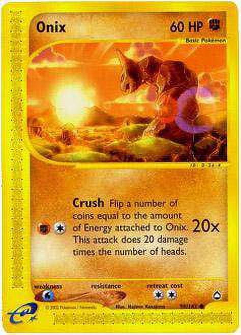 Onix Pokemon Card