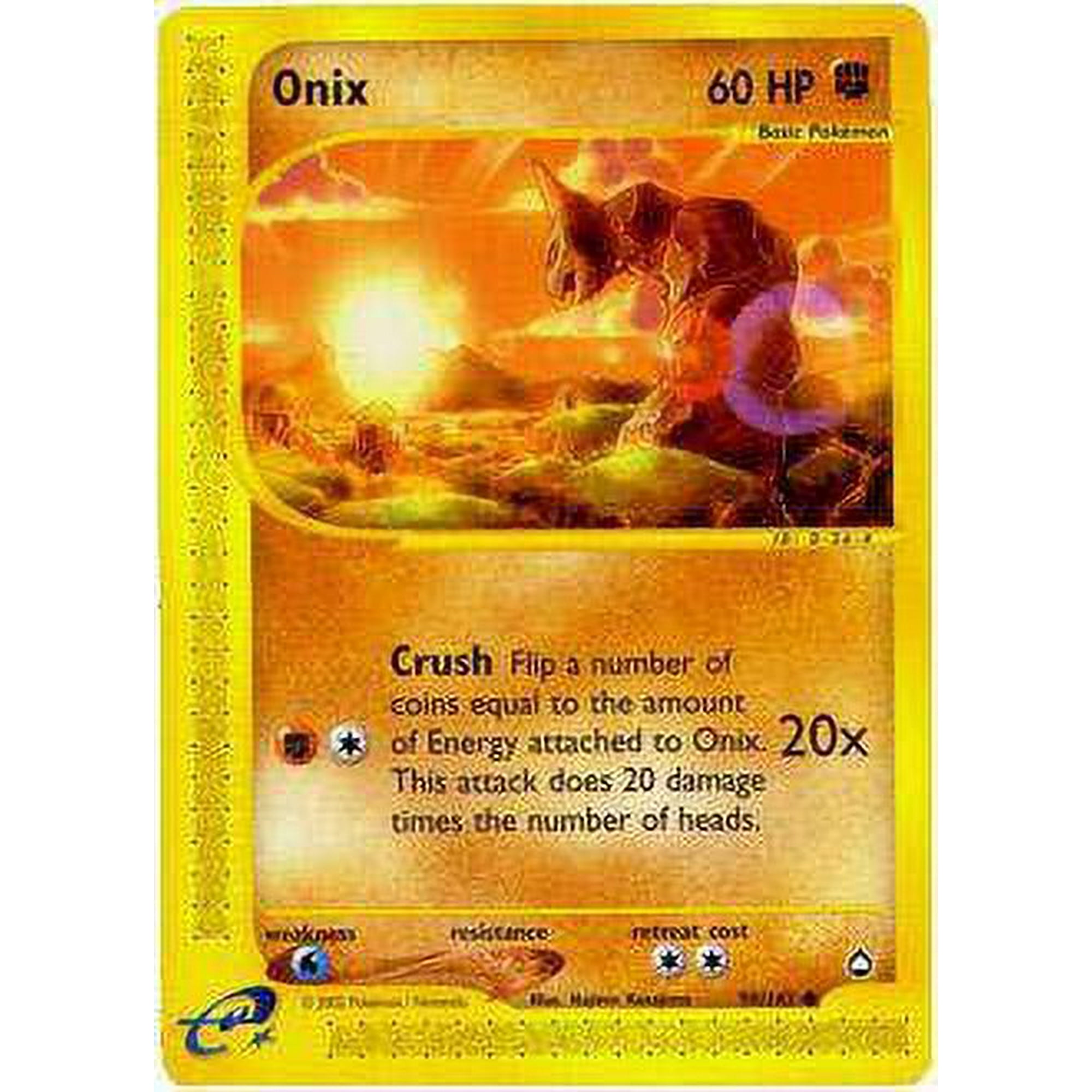 Onix Pokemon Card