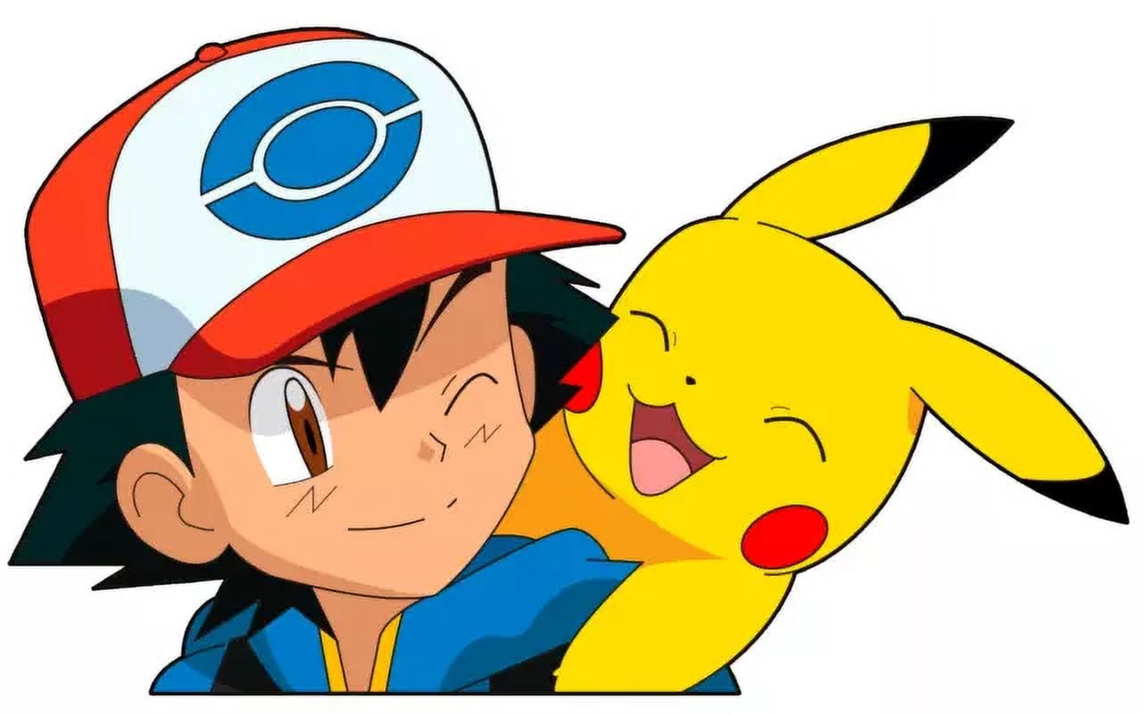 Pokemon Ash Pikachu Sticker Phone Decal Water Bottle Stickers Car ...