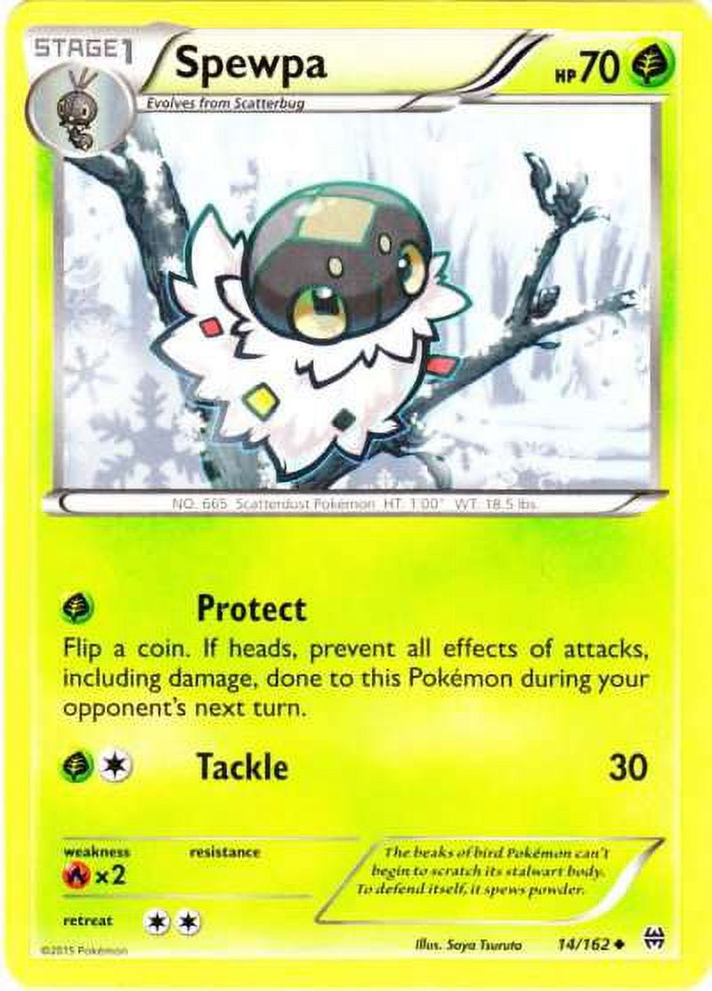 Pokemon BREAKthrough Spewpa #14 - Walmart.com
