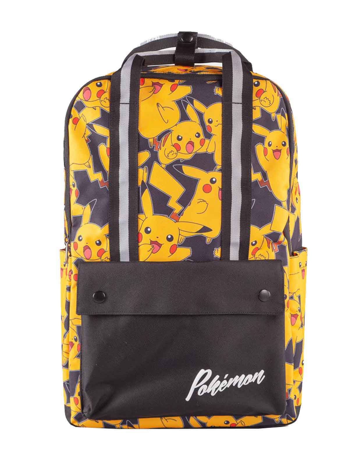 Pokemon Backpack Pikachu All Over Print Logo new Official Yellow Unisex ...