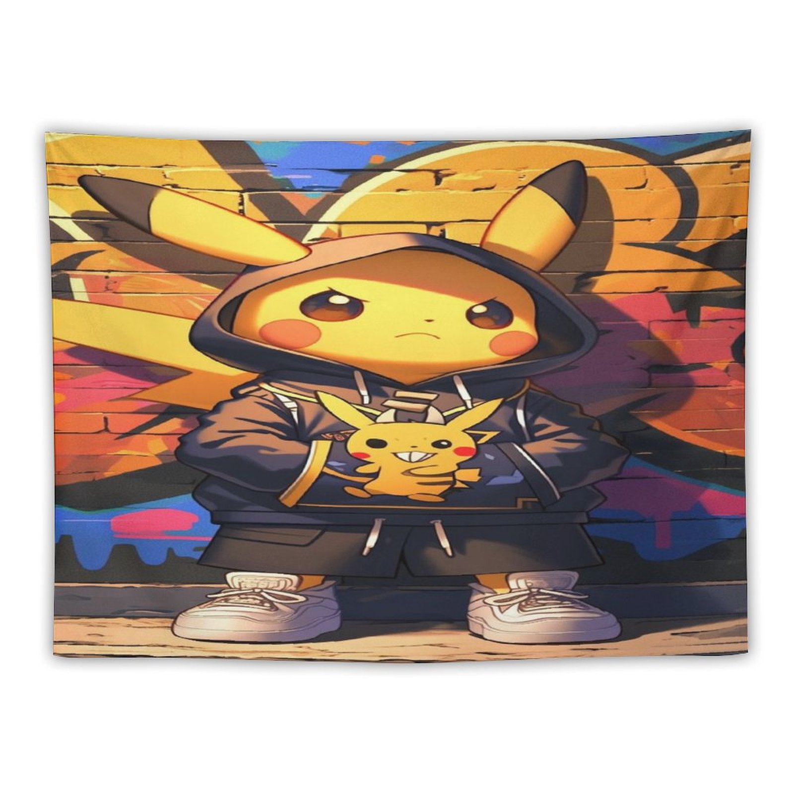 Pokemon Backpacks Tapestry Gift Wall Hanging Backdrop for Room Bedroom ...