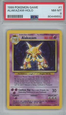 Pokemon Base Set Alakazam Graded Card - Walmart.com
