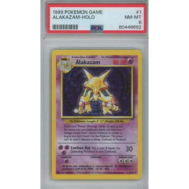 Pokemon Base Set Alakazam Graded Card - Walmart.com