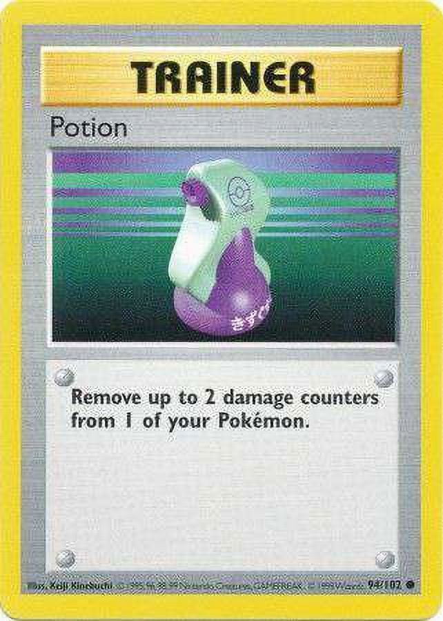 Pokemon Base Set Common Potion #94 (Shadowless) - Walmart.com