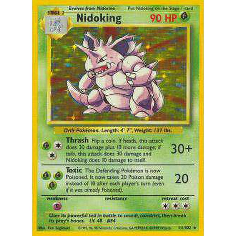 Nidoking Pokemon Card