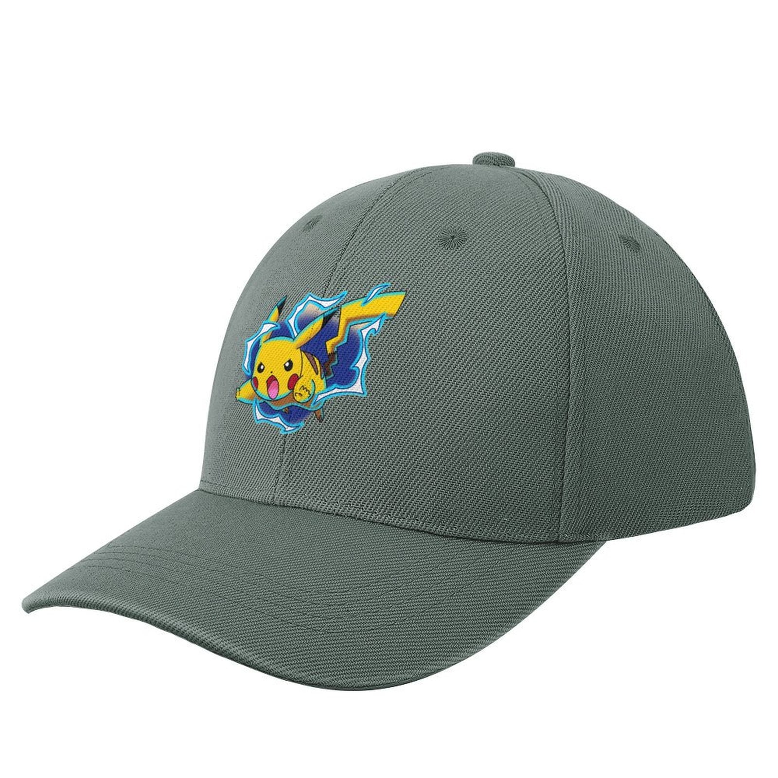 Pokemon Baseball Cap Cute Baseball Hat Adjustable Cartoon Baseball Caps ...