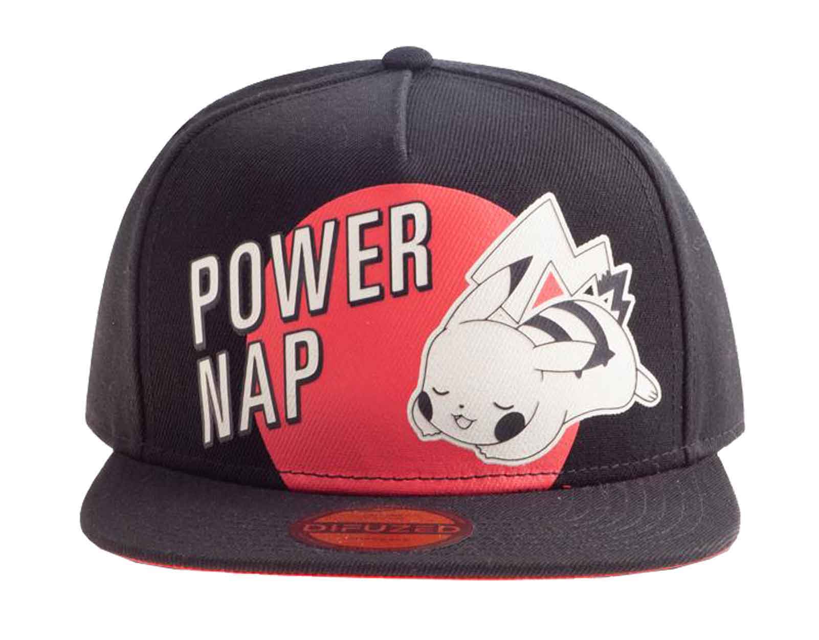 Pokemon Baseball Cap Pikachu Power Nap new Official Black Snapback ...