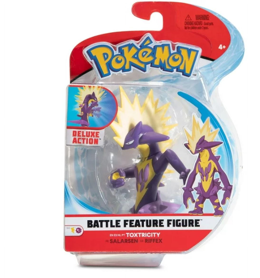 Pokemon Battle Feature Figure 4.5 Feature, Accy Toxtricity - Walmart.com