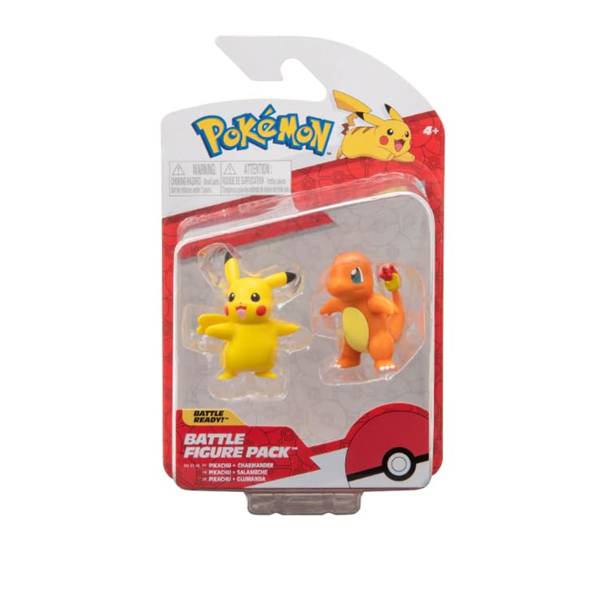 Pokemon - Battle Figure 2 PK Charmander and Pikachu - (PKW2852 ...