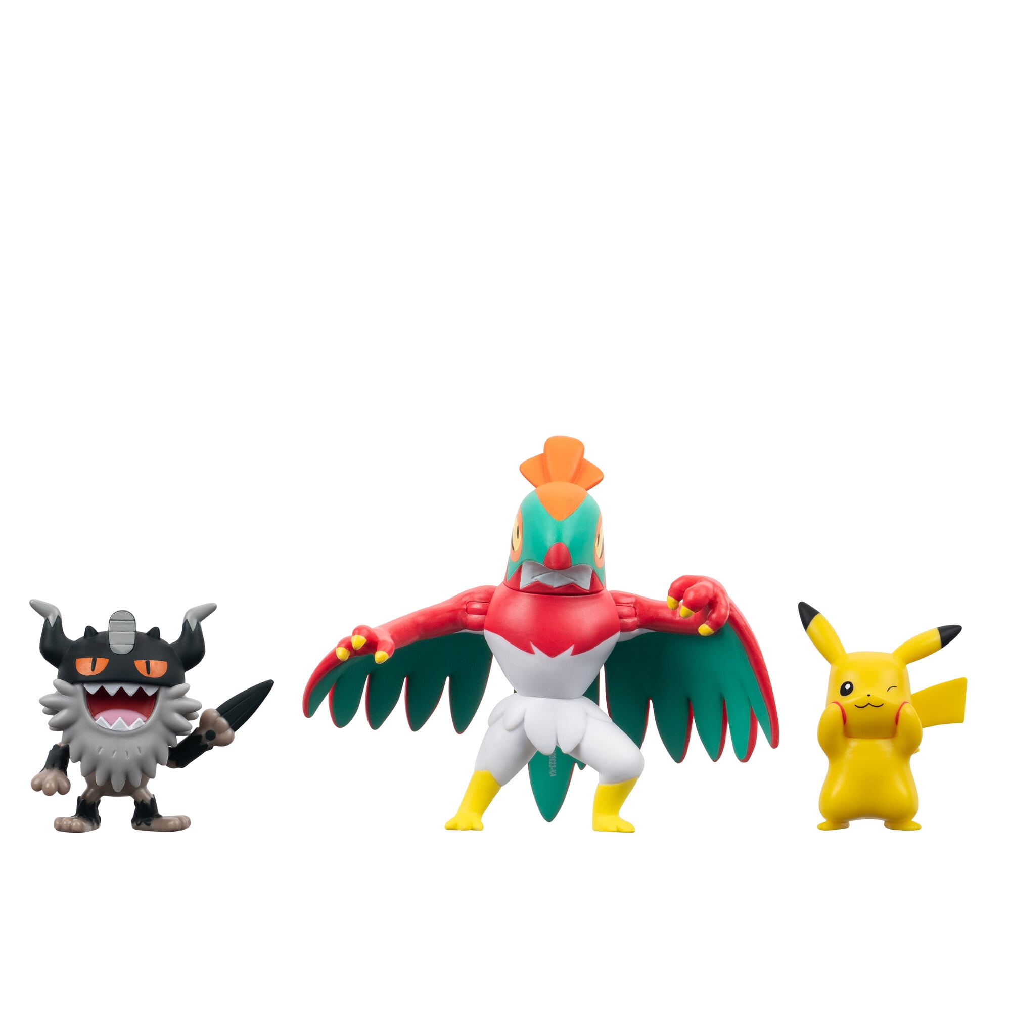 Pokemon Battle Figure 3 Pack - Features 2 inch Pikachu and Perrserker ...