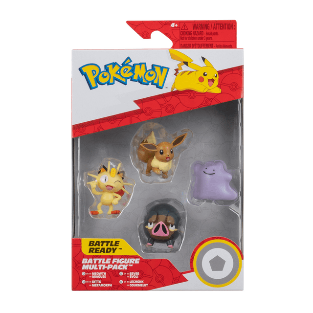Pokémon Battle Figure 4 Pack - Features Four 2 Inch Normal Type Battle ...