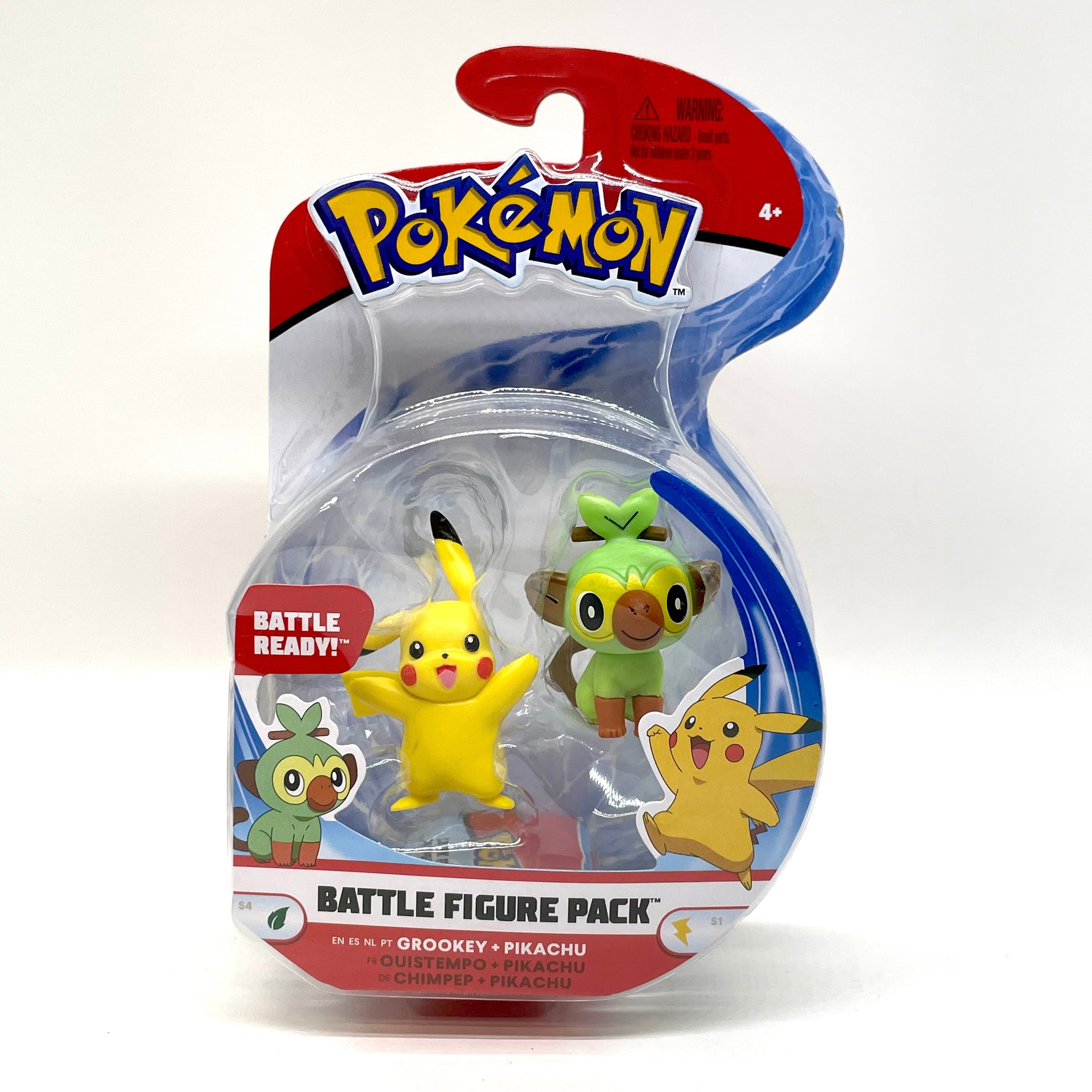 Pokemon Battle Figure Pack Pikachu + Grookey Figures - Walmart.com