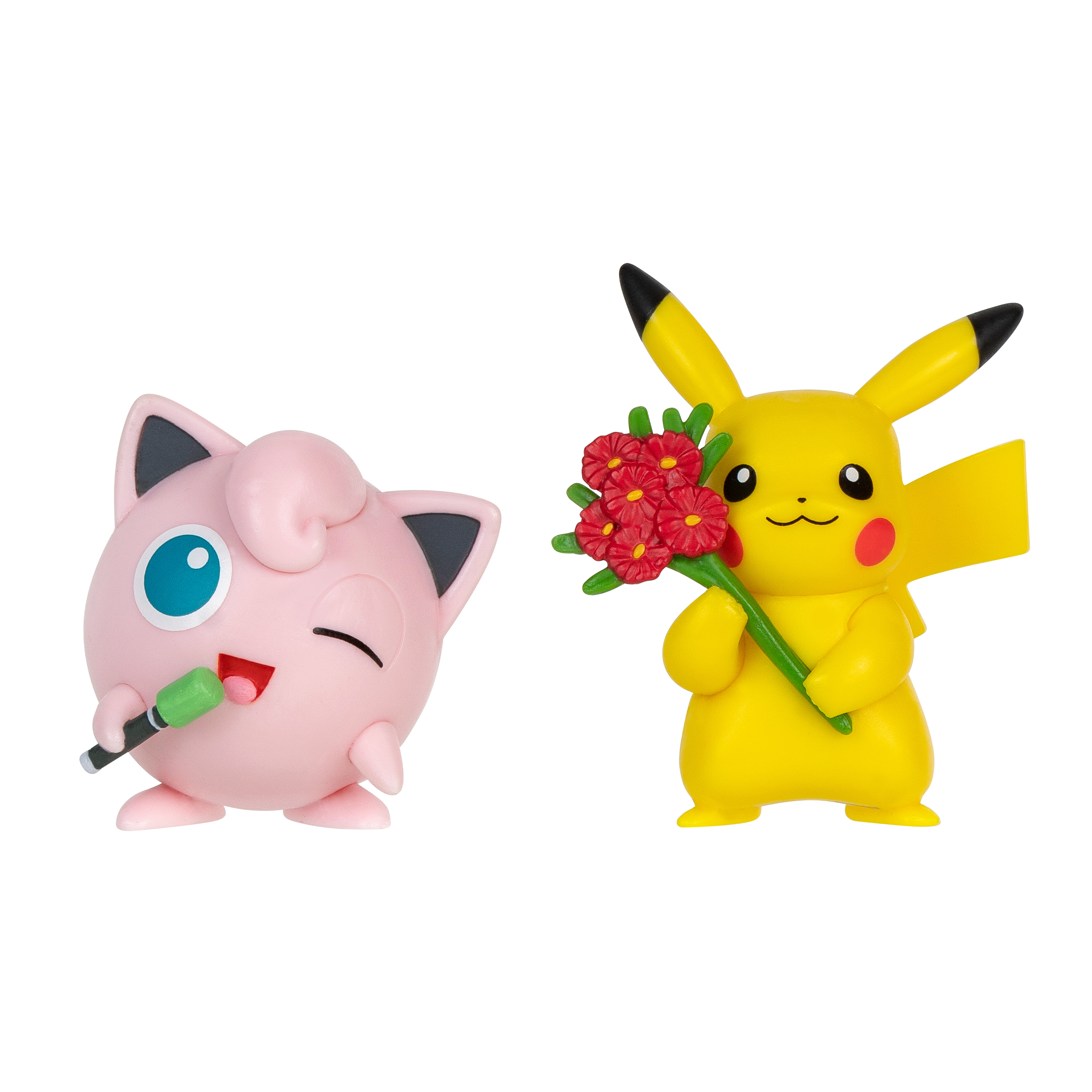 Pokemon Battle Figure Pack (Pikachu and Jigglypuff) - Features 2-inch ...