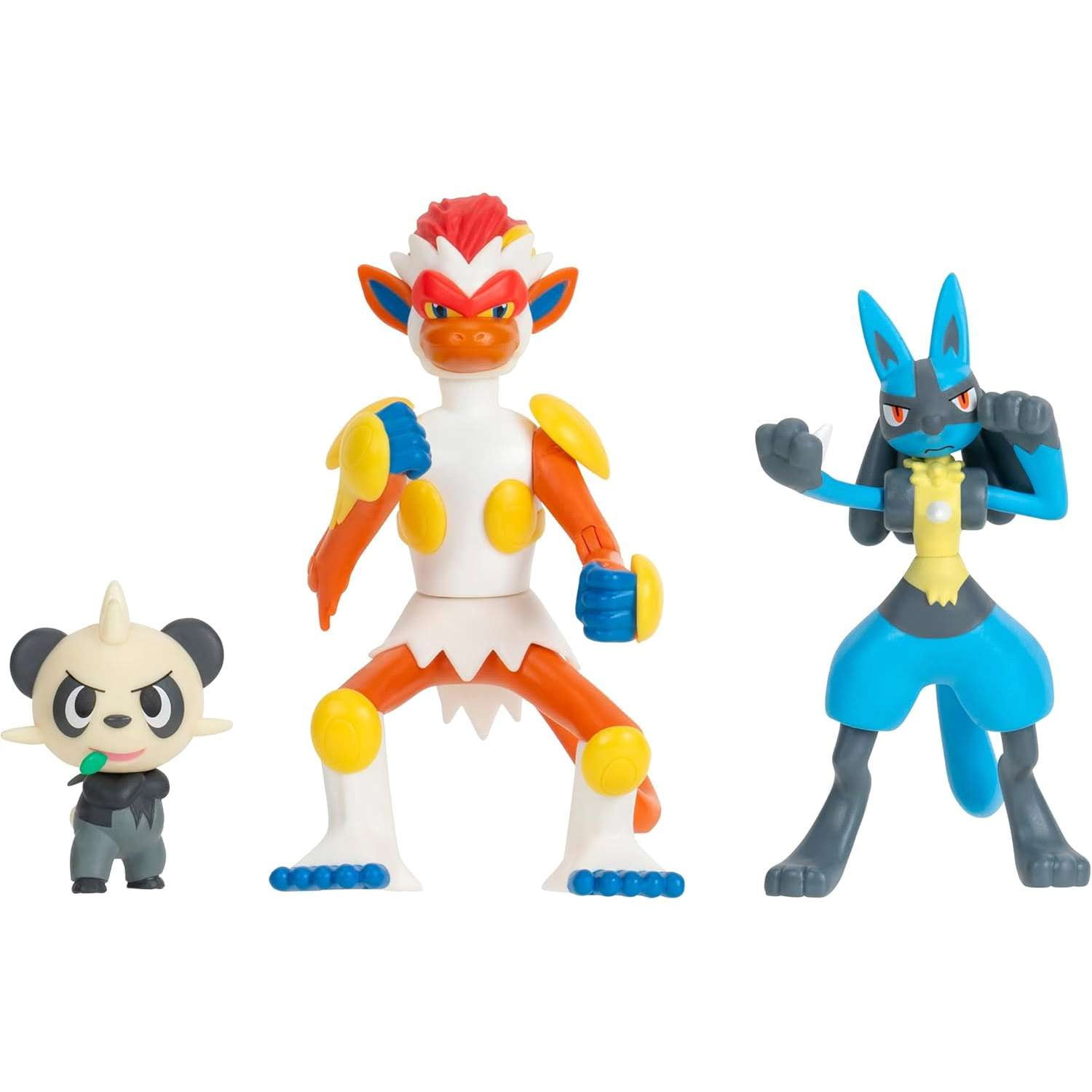 Pokemon Battle Figure Pancham, Infernape & Lucario Mini Figure 3-Pack ...