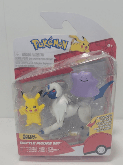 Pokemon Battle Figure Set Pikachu Ditto & Absol - Walmart.com
