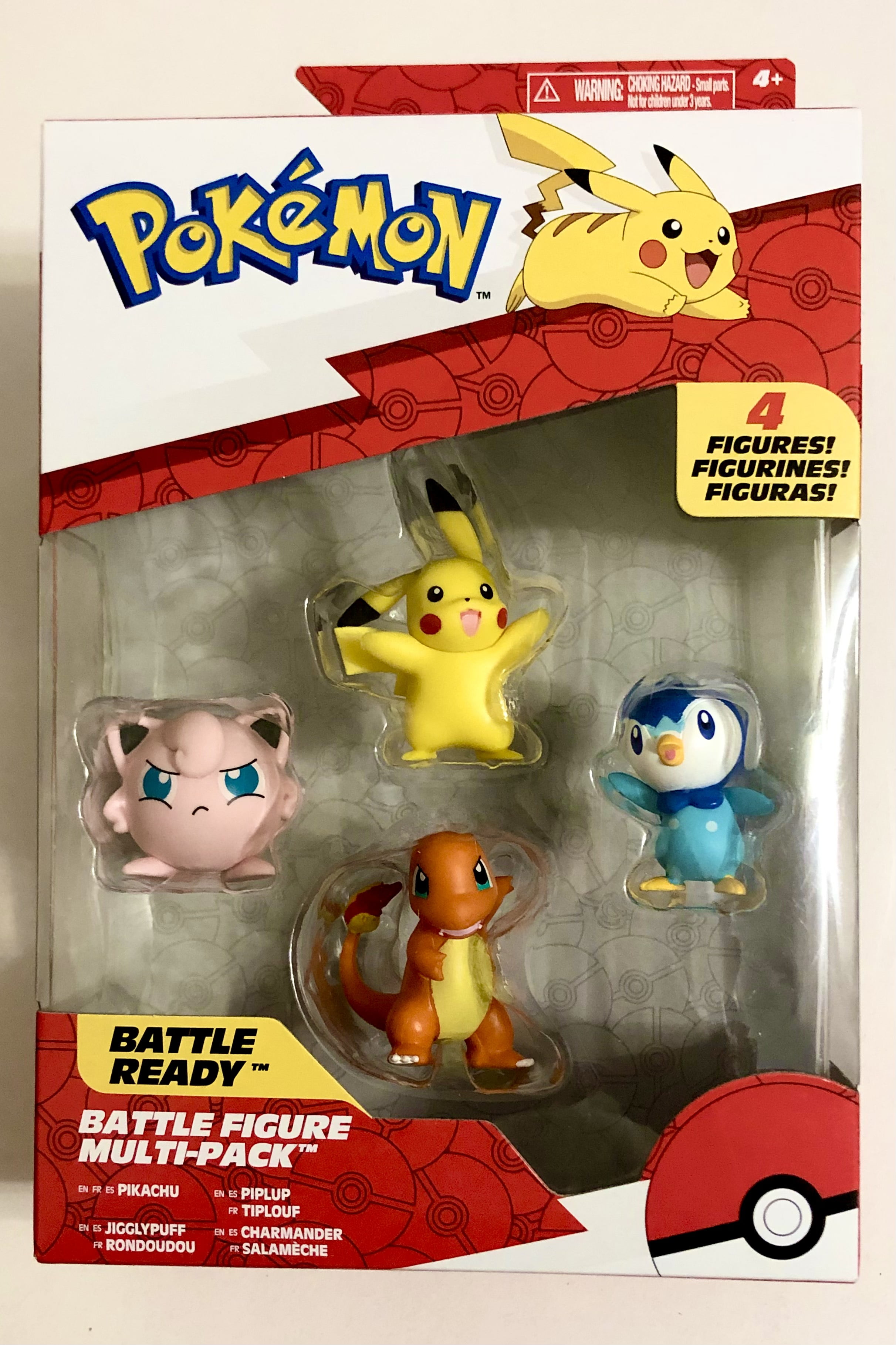 Pokemon Battle Ready Battle Figure multi-pack Pikachu Jigglypuff Piplup ...