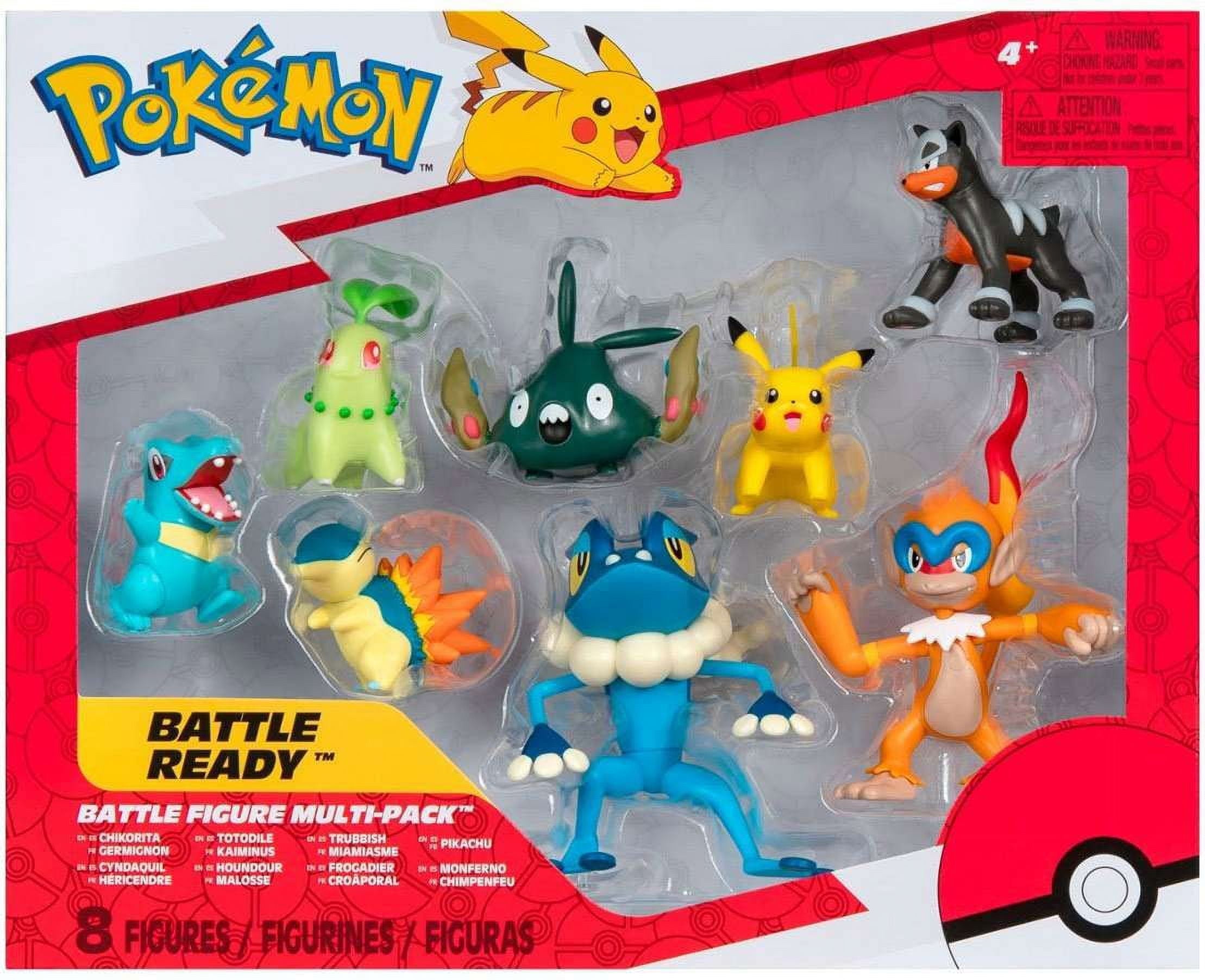 Jazwares Pokemon Battle Ready Multi Action Figure, 8 Pack - Walmart.com