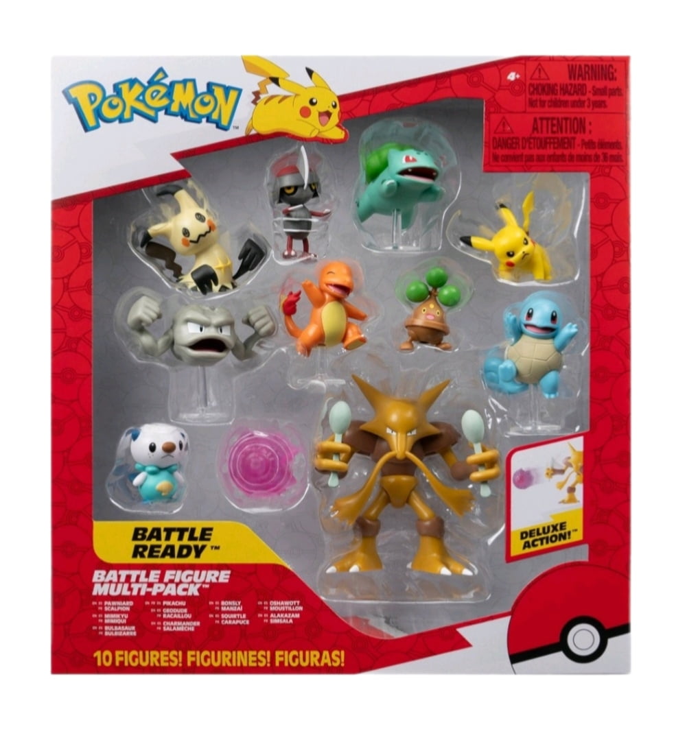 Pokemon Battle Ready Figure Multipack, Includes 10 Figures - Walmart.com