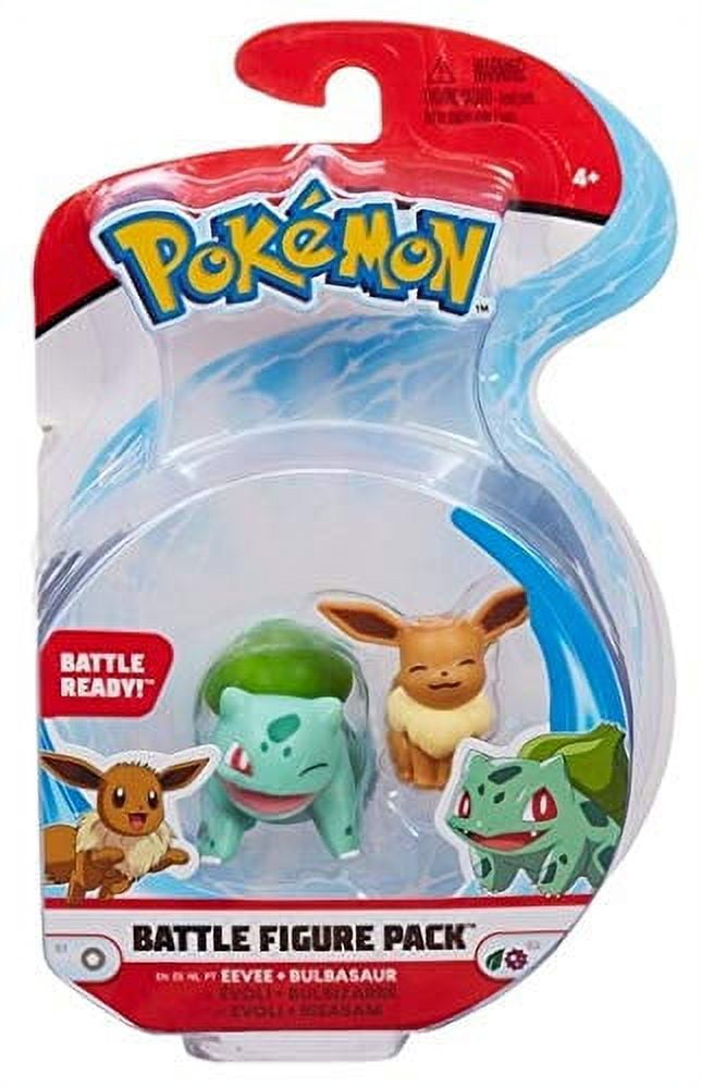 Pokemon Battle Ready Figure Pack Eevee Bulbasaur - Walmart.com