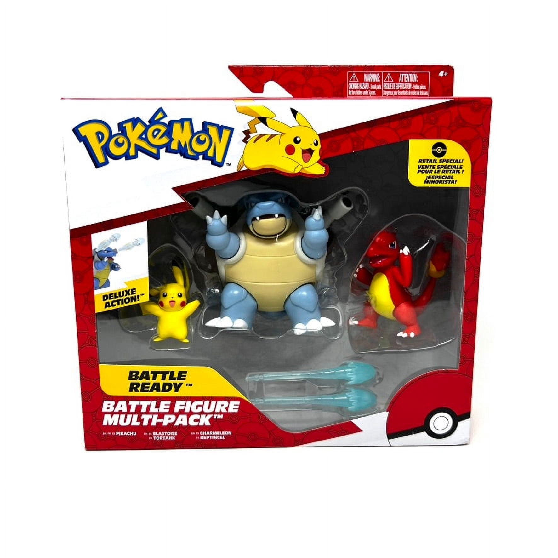 Pokemon Battle Ready Multi-Pack Pikachu Blastoise & Charmeleon ...