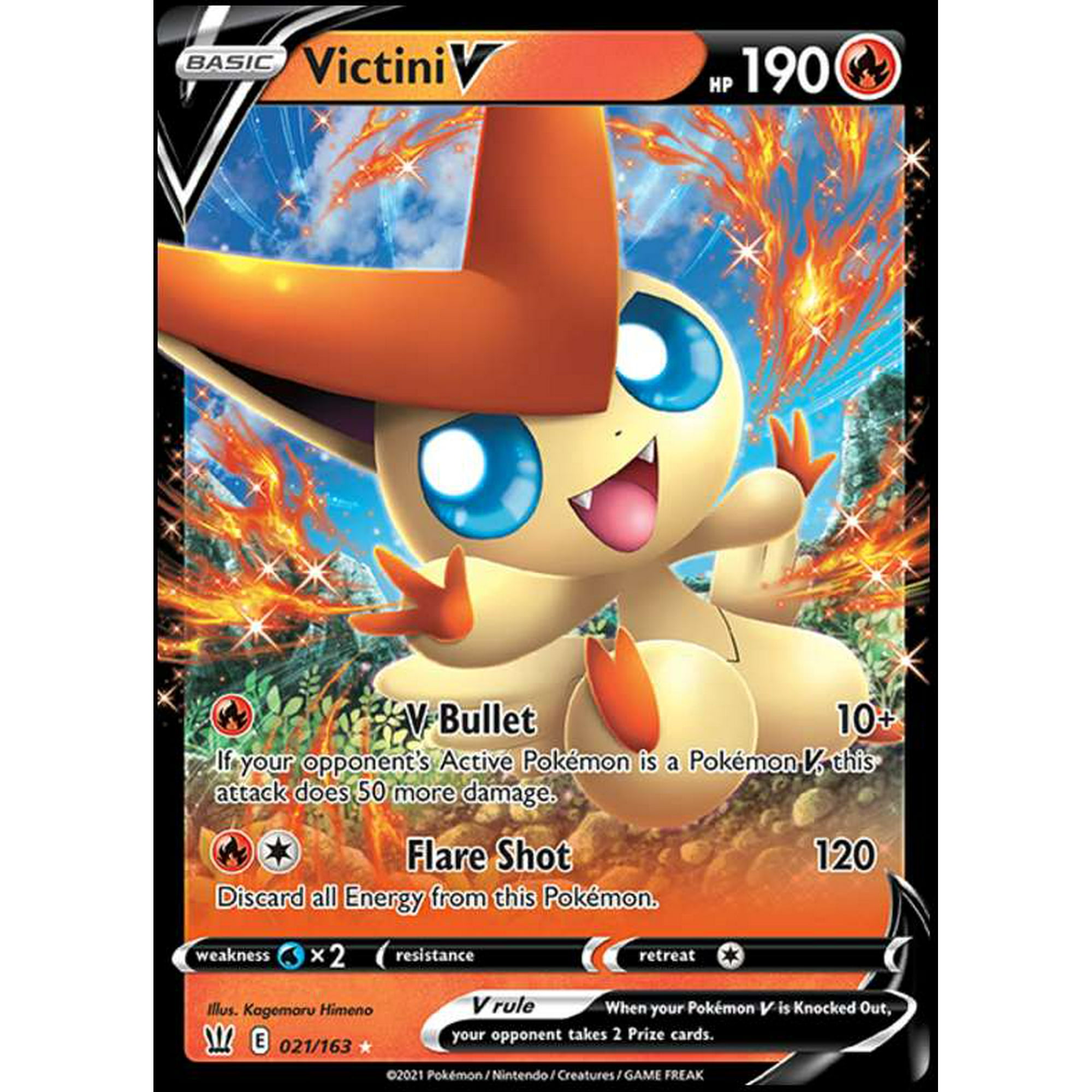 Victini Pokemon Card