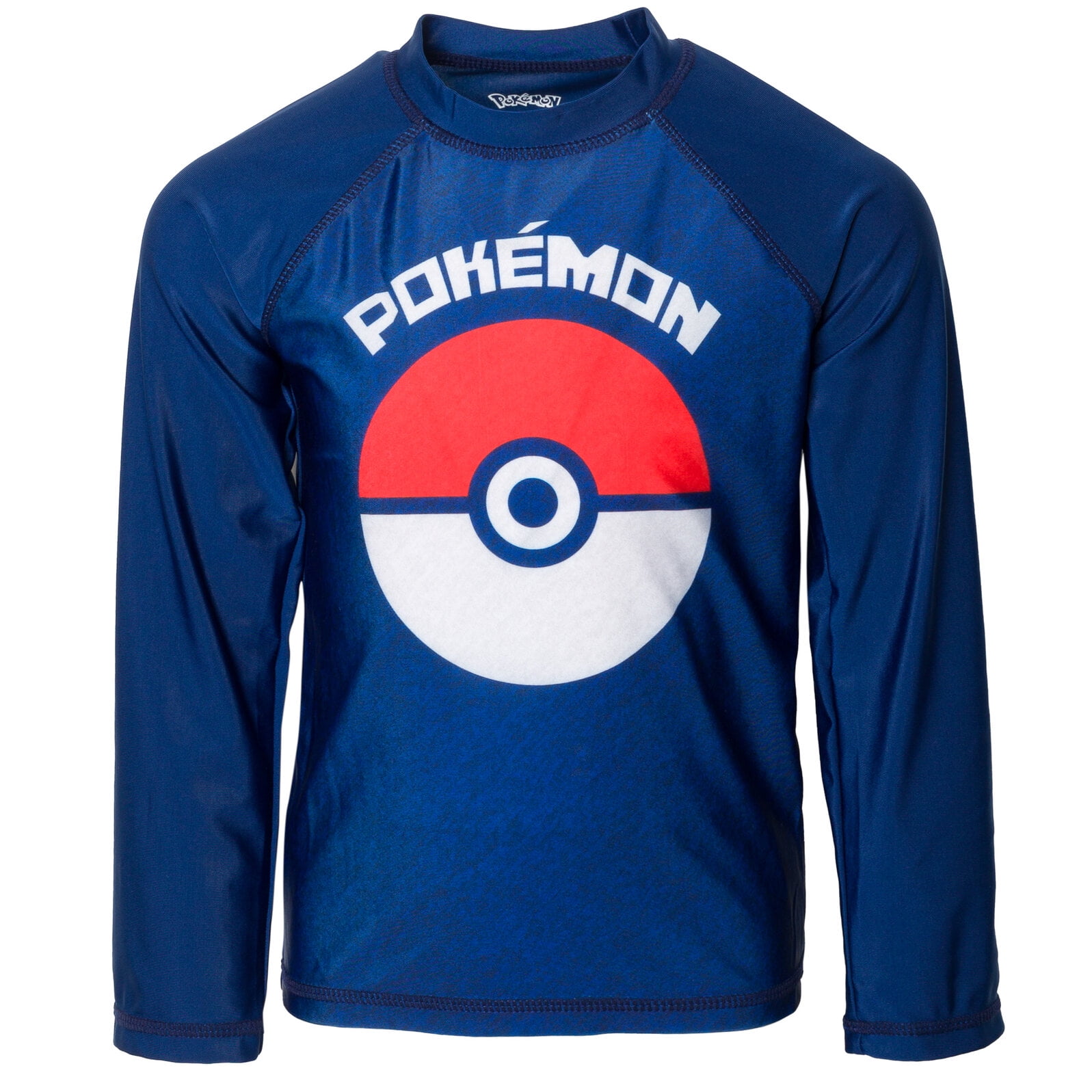 Pokemon Rash Guard Swim Shirt, Big Boys UVB UVA Protection, Long Sleeve ...