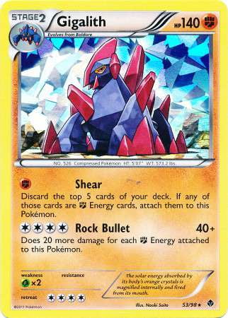 Pokemon Black & White Promo Cracked Ice Holo Single Card Rare Cracked ...