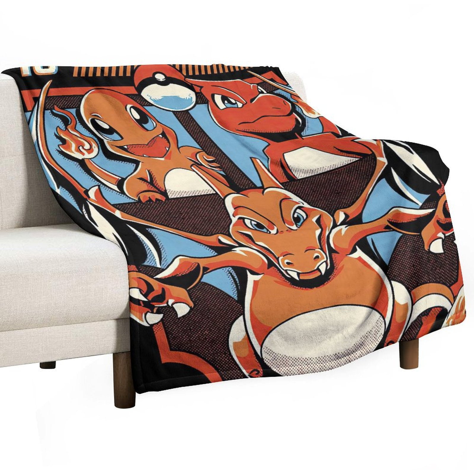 Pokemon Blanket 280g Ultra-Soft Flannel Anime Merchandise Plush Throw ...