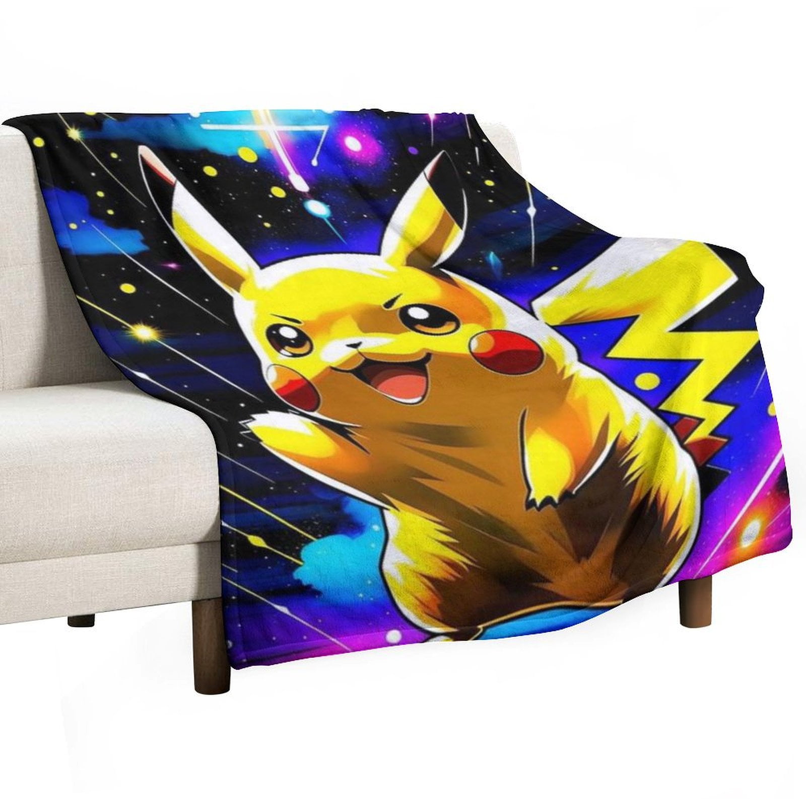 Pokemon Blanket Ultra-Soft Flannel Plush Throw Super Fuzzy Warm ...