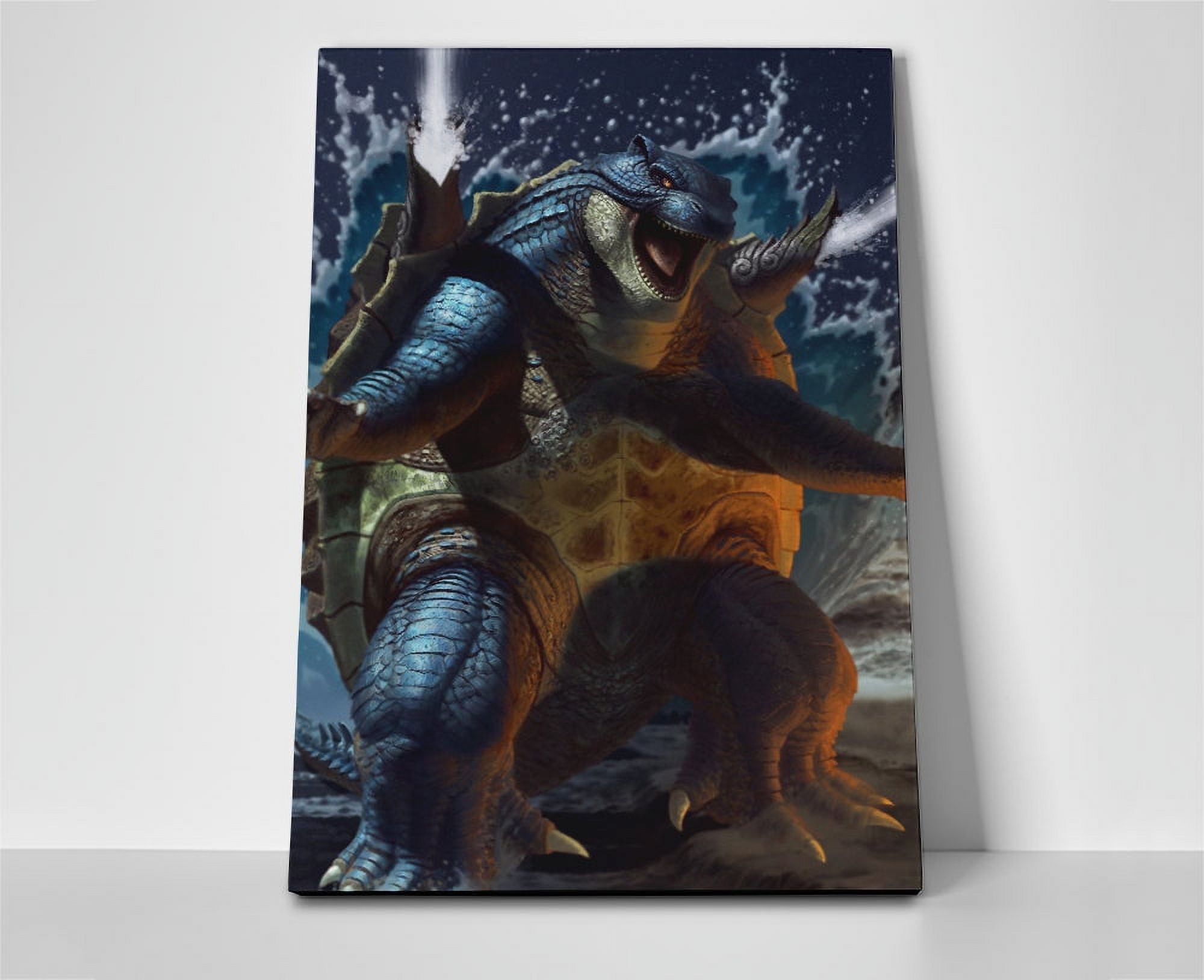 Pokemon Blastoise Poster or Wrapped Canvas - Walmart.com