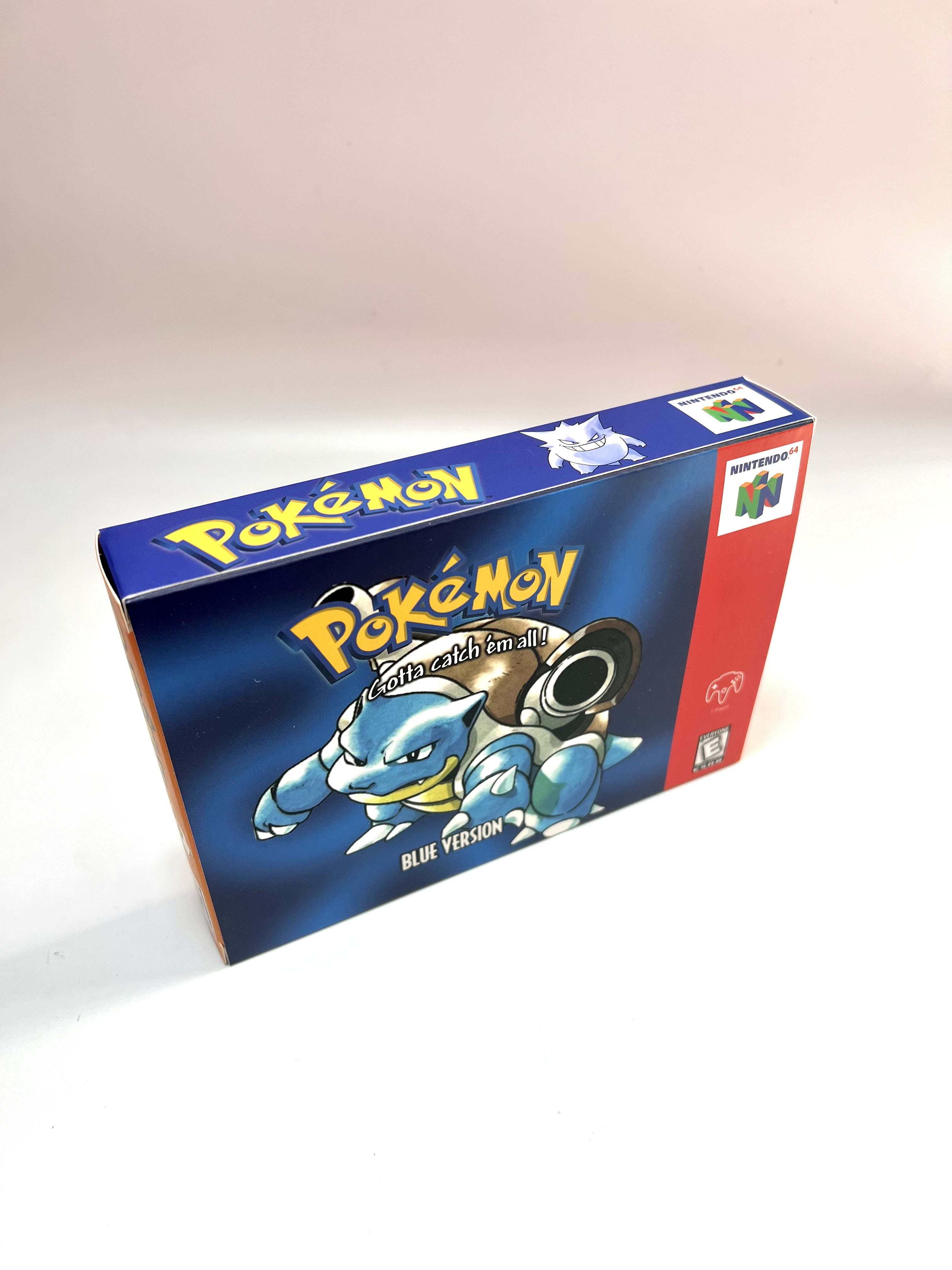 Pokemon Blue N64 Homebrew Game Cartridge (Special Edition) for Nintendo ...
