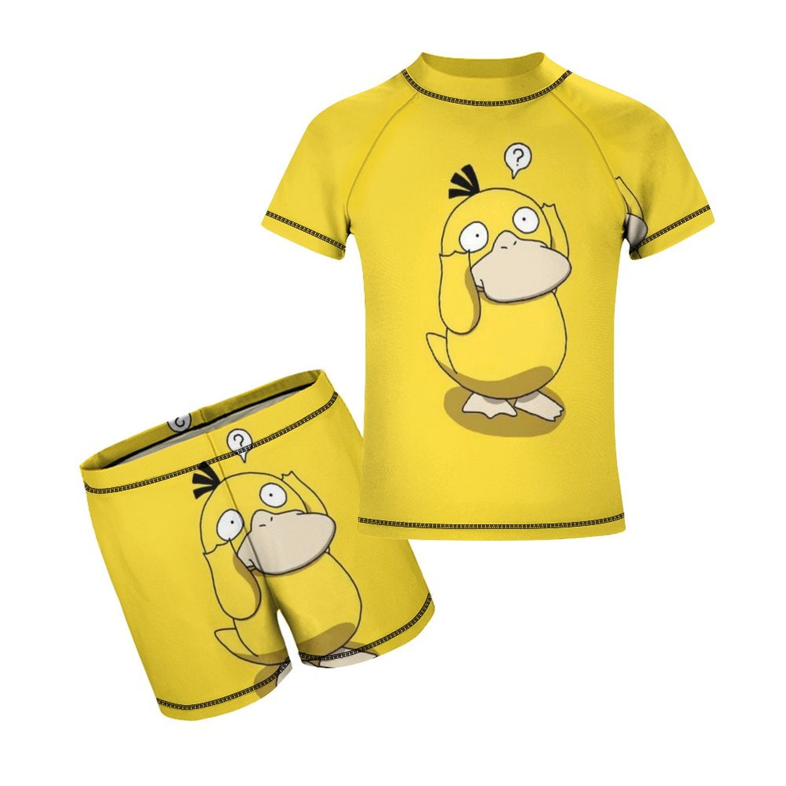 Pokemon Boys 2 piece swimsuit set short sleeve 6-7Y（110cm）swimsuit with ...