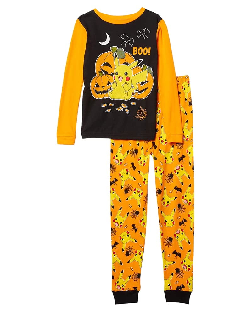 Pokemon Boys' Big Snug-Fit Halloween Pajamas, Pika Boo, 10 - Walmart.com