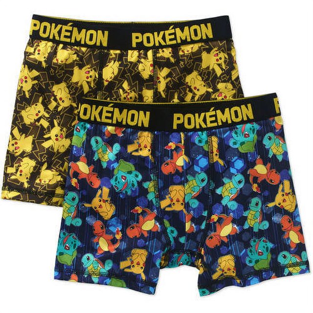 Pokemon Boys' Boxer Brief 2-Pack - Walmart.com