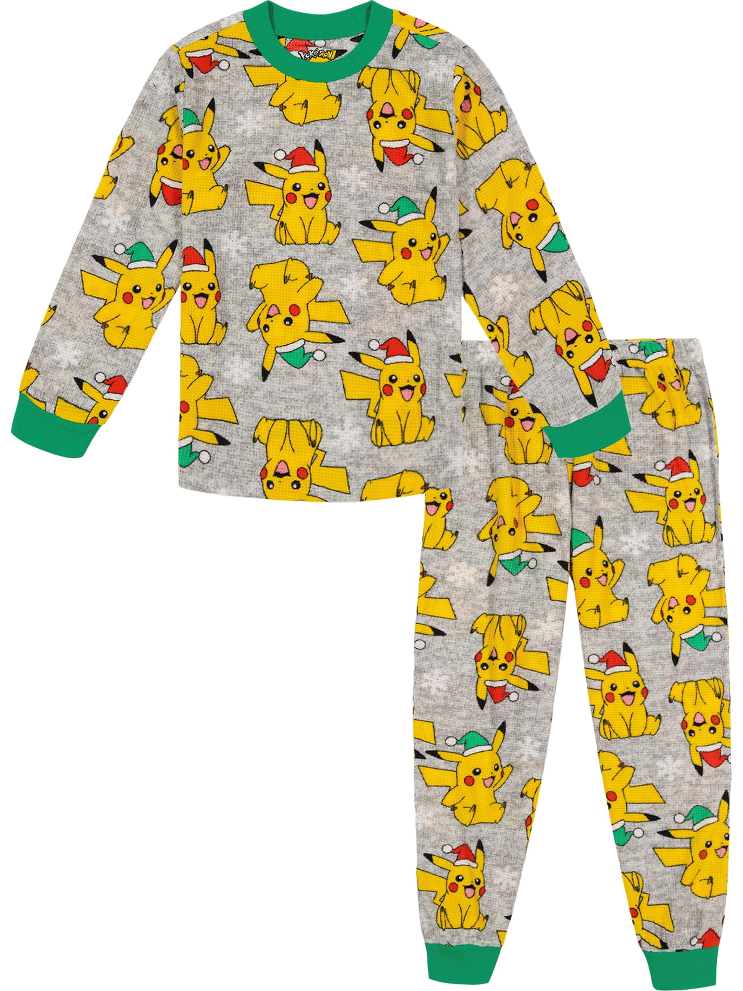 Pokemon Boys Christmas Pajama Set - Sizes 4-16 - Walmart.com