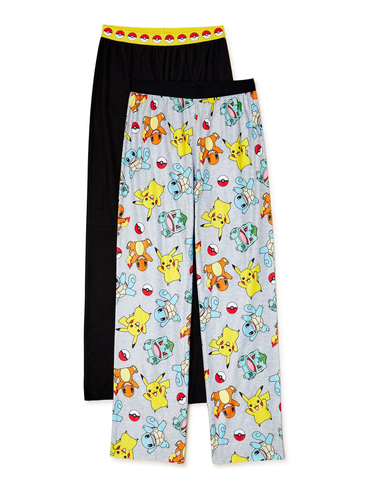 Pokemon Boys Exclusive Classic Pajama Pants, 2-Pack, Sizes 4-12 ...